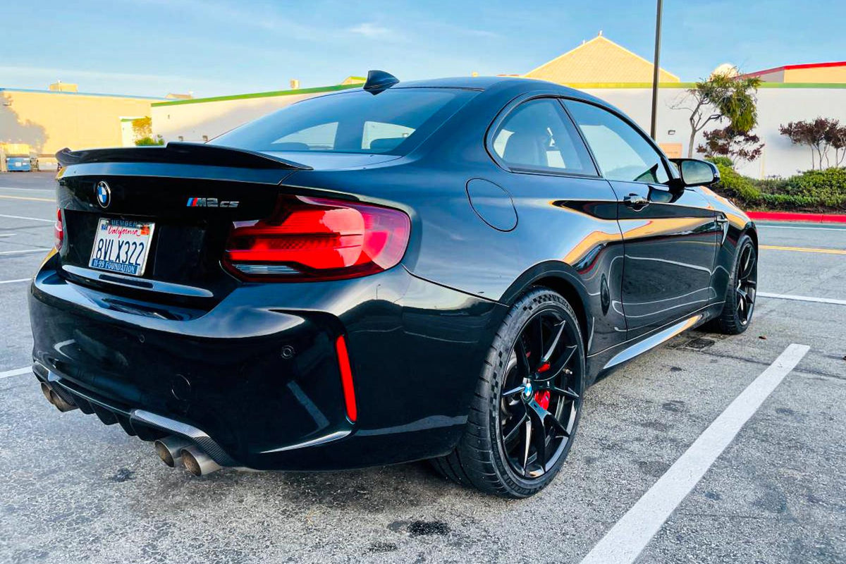 BMW F22 F87 2 Series M2 CS style Spoiler - Gloss Black - Flexx Motorsport