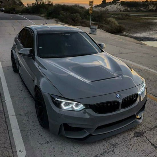 BMW M3 M4 CS Style Aluminium Bonnet/Hood for F80 F82 2011-2019 - Flexx ...