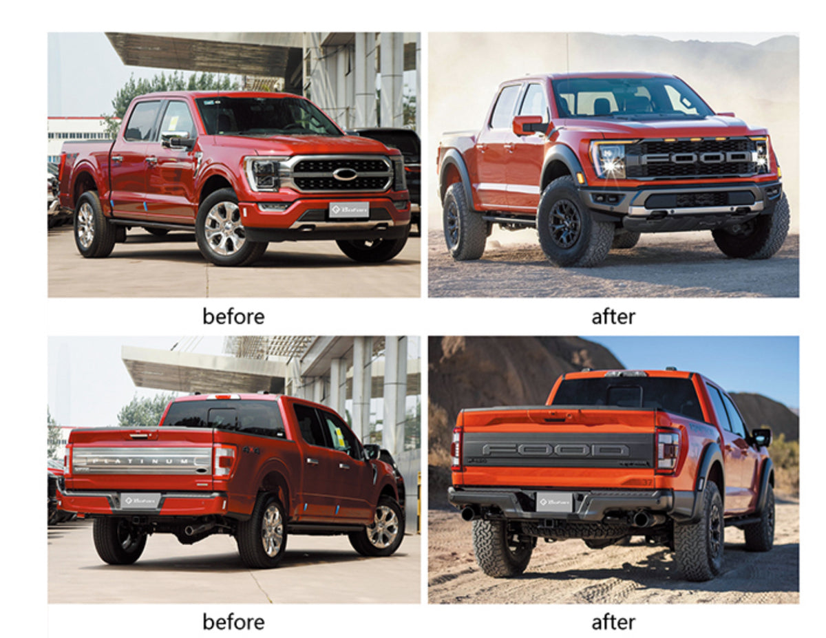 Ford F150 Raptor Style Body Kit/Conversion for F150 2021-2025 - Flexx ...
