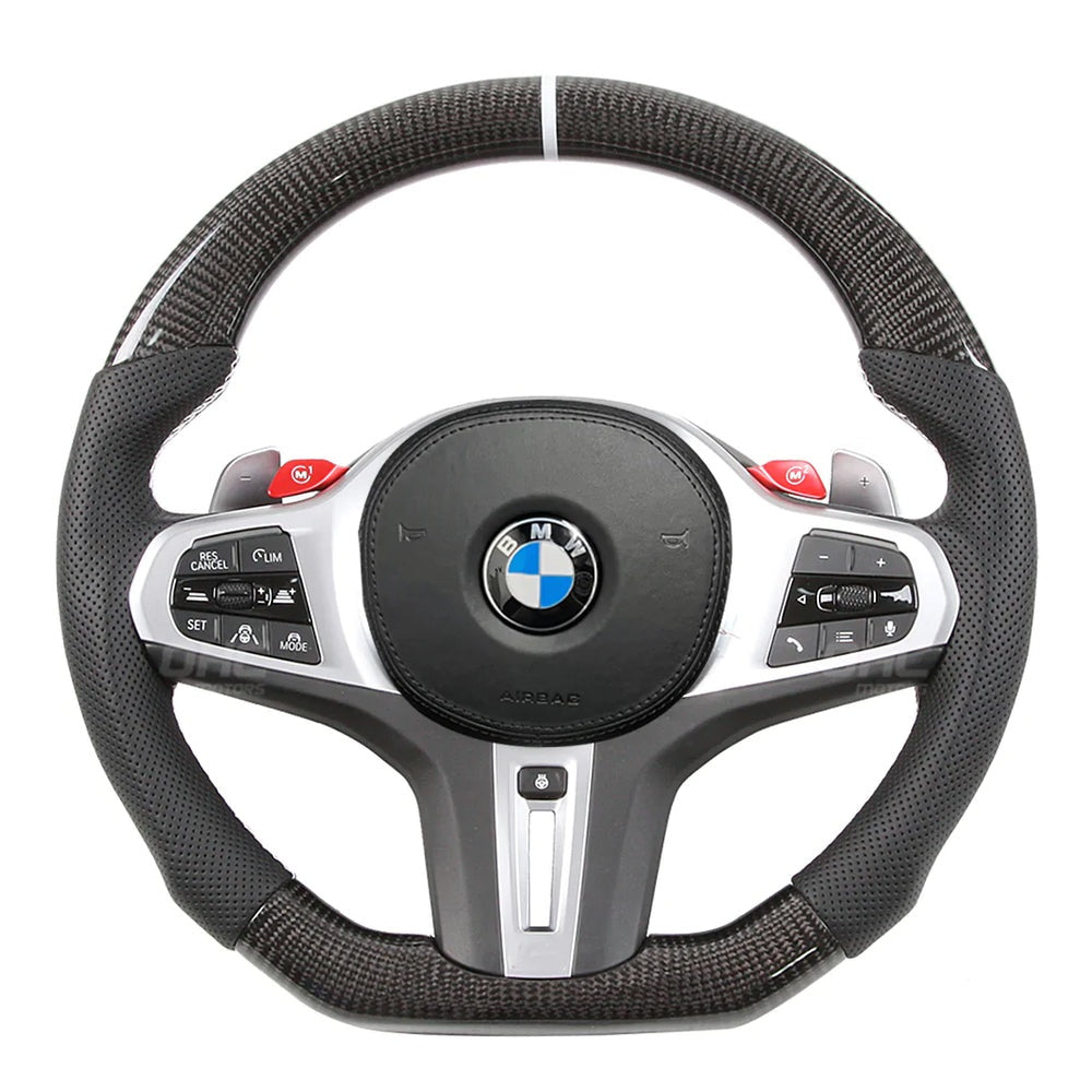 BMW Custom Carbon Fibre Steering Wheel 2020 on - Flexx Motorsport