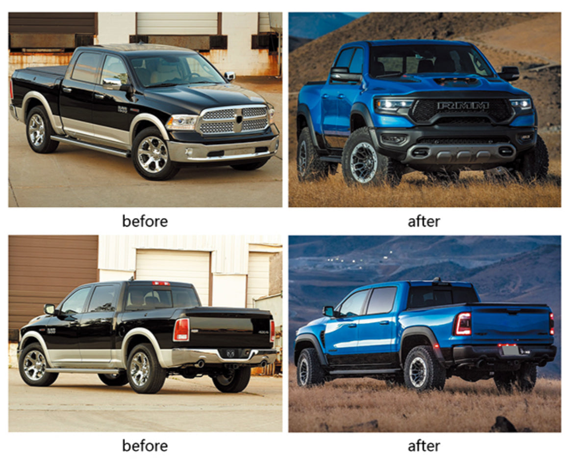 Ram TRX style body kit/conversion for DS Ram 1500 2013-2023 - Flexx ...