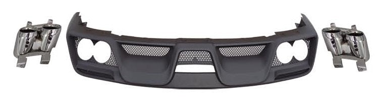 GT350 Style Rear Diffuser With Tips FM 15-17 - Flexx Motorsport